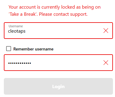 My account has been locked